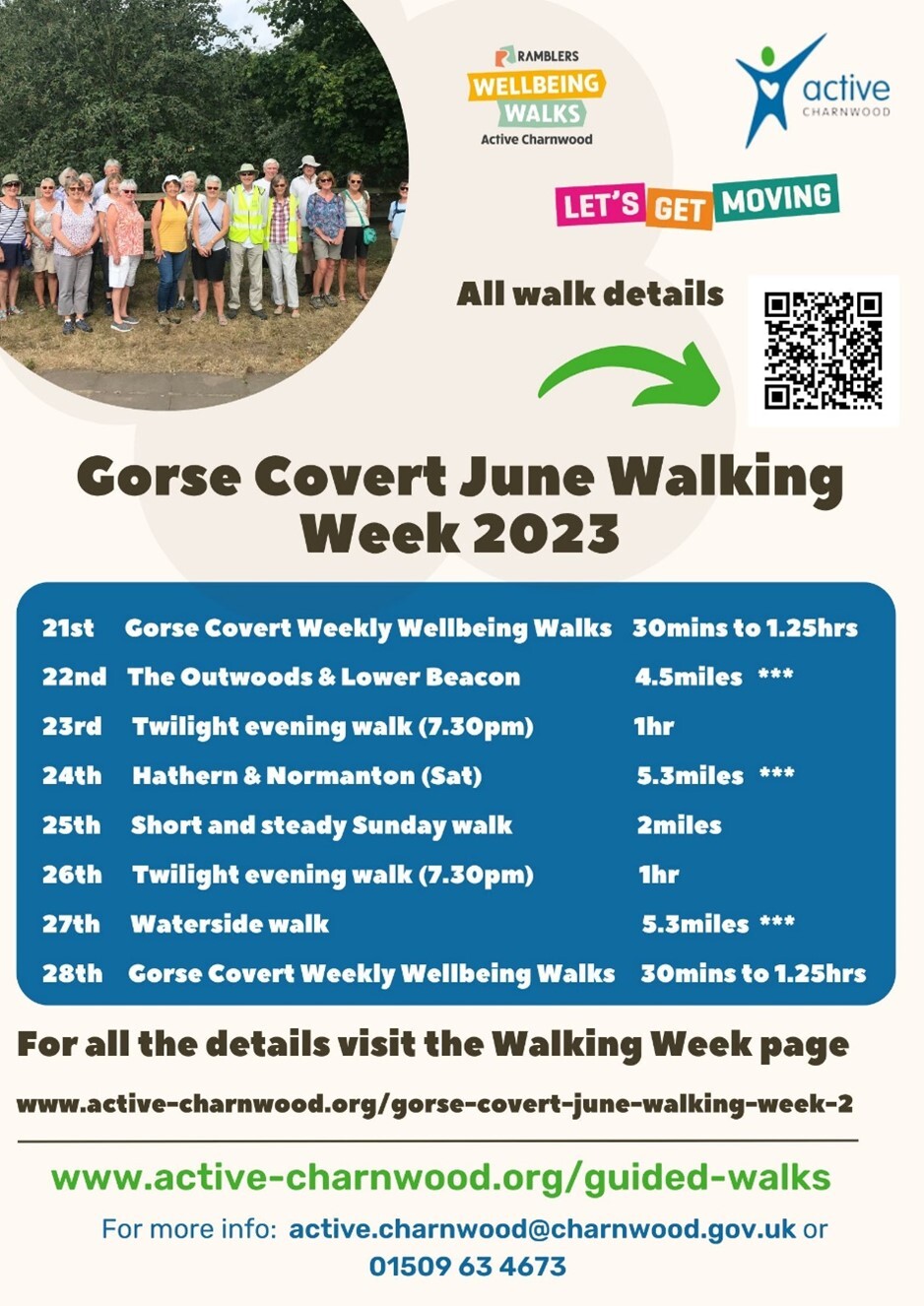 Your weekly Active Charnwood update is here!