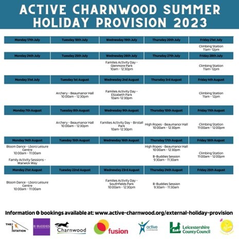 Your weekly Active Charnwood update is here!