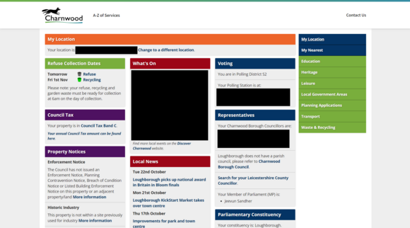 Never miss a bin collection - use the My Charnwood tool!