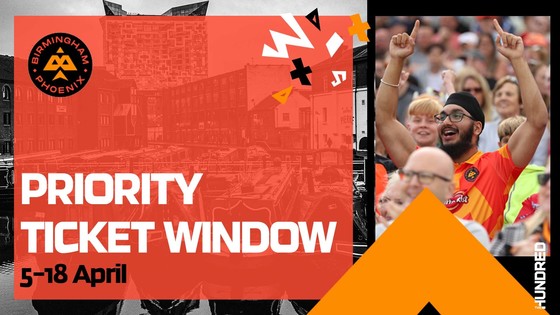 🏏 Priority access to The Hundred tickets