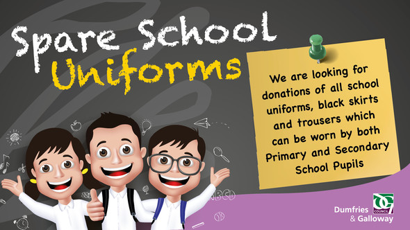 Do you have spare school uniforms you could donate?