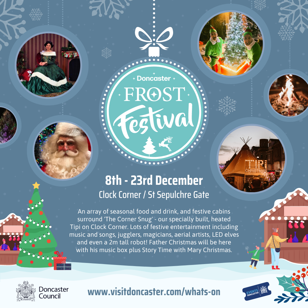 Join us for Doncaster Frost Festival from 8 December