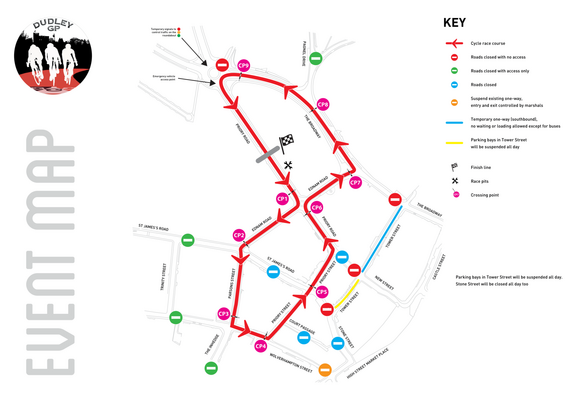 REMINDER: Traffic information for tomorrow's Dudley Grand Prix