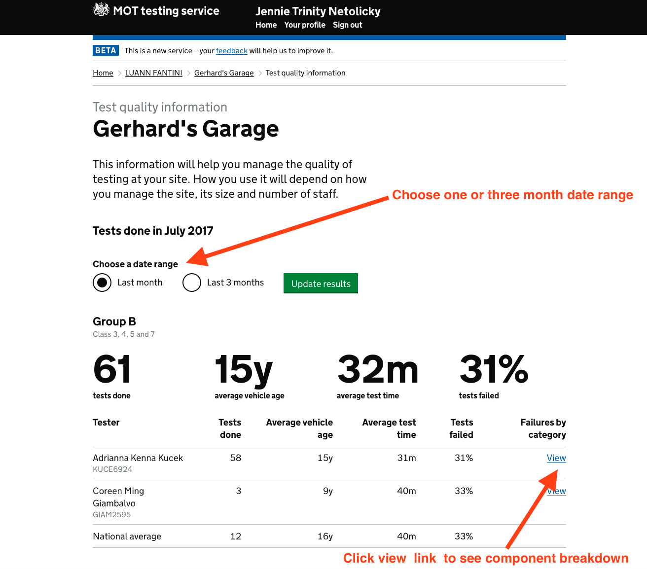 How we've updated the MOT testing service: 8 September 2017