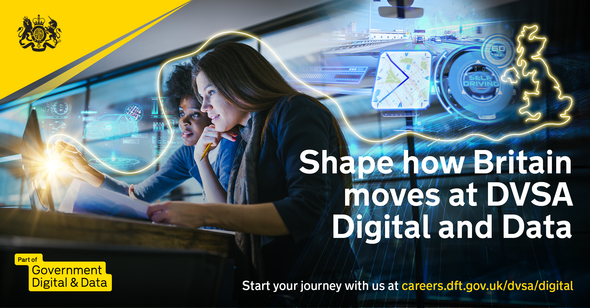 Jobs of the Week at DVSA - roles in the digital and data profession