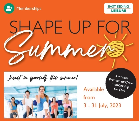Shape up for Summer ☀ 3 months Premier membership for just £69 ☀