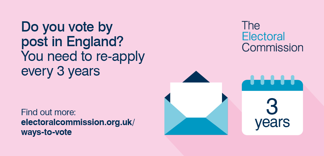 Your Postal Vote Expires Soon – Reapply by 31 January 2026