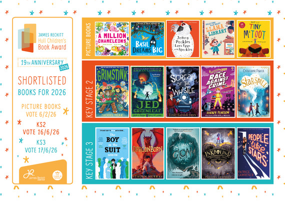 📚 James Reckitt Hull Children’s Book Award shortlist announced