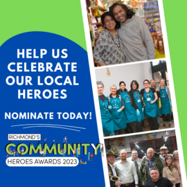 NOMINATE your Community Heroes today! Help us spread the word 🏆