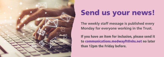 Weekly staff message - Monday 9 January 2023