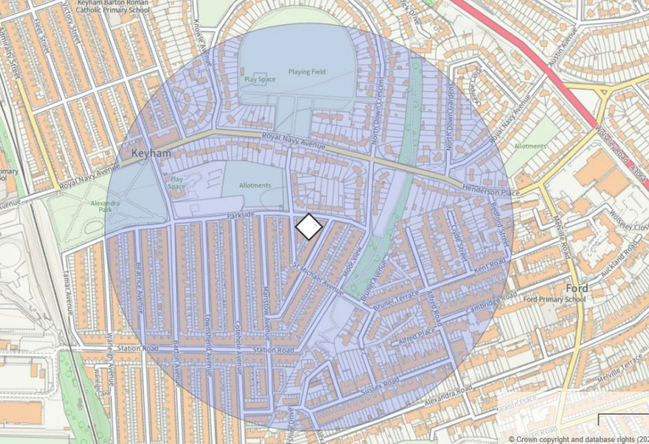 Evacuation in Keyham due to unexploded World War Two bomb