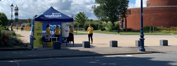 Event cancellation - gazebo on seafront today is rained off