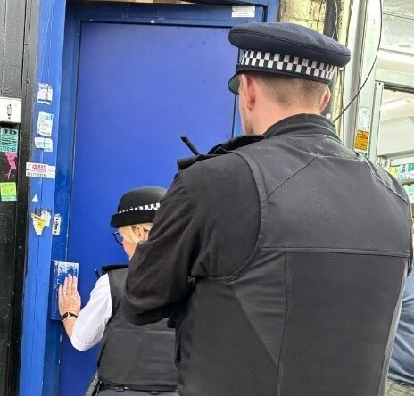 Pavement blocker prosecuted, and contact your local police team