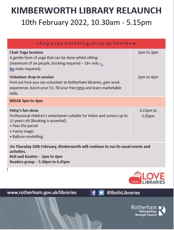 Rotherham West ward - News from your Neighbourhood, February 2022