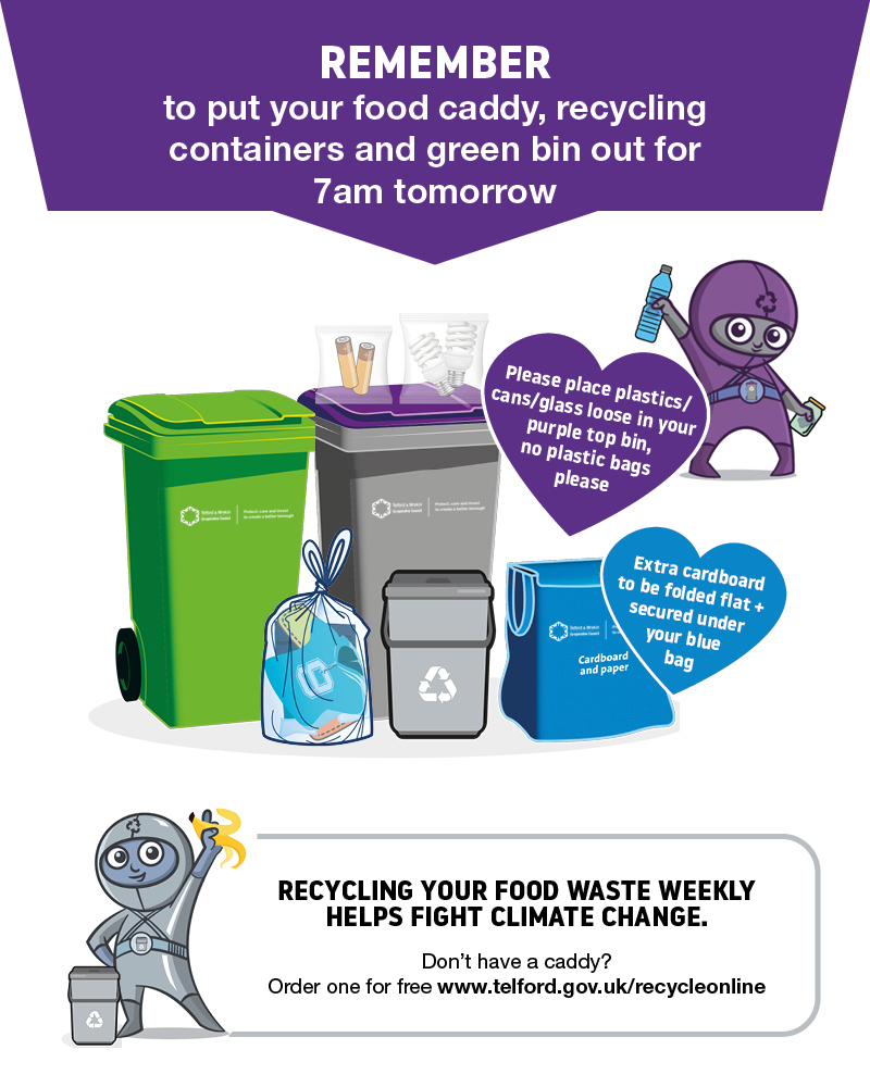 Bin collection reminder