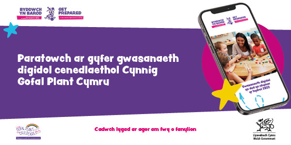 Mae gwasanaeth digidol cenedlaethol Cynnig Gofal Plant Cymru ar y ...