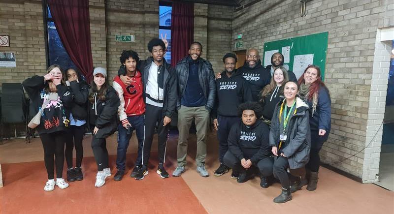 Leyton Orient's Omar Beckles visits Chingford, Residents' News, 9 ...