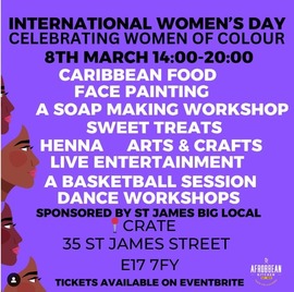 CRATE St James St: International Women's Day, sweat with Cali and Six ...