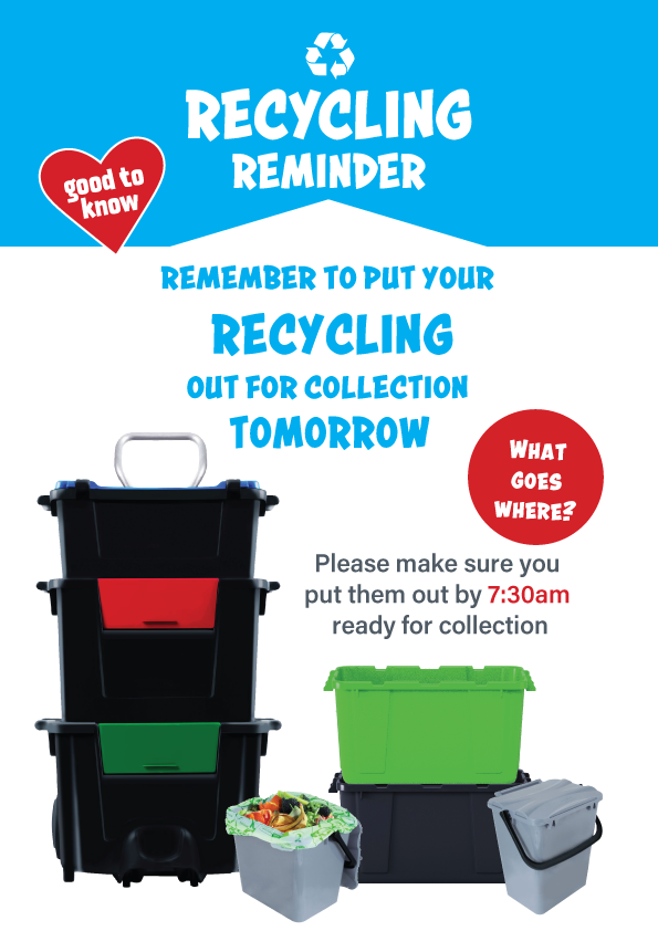 Collection reminder - Tuesday, Calendar 2