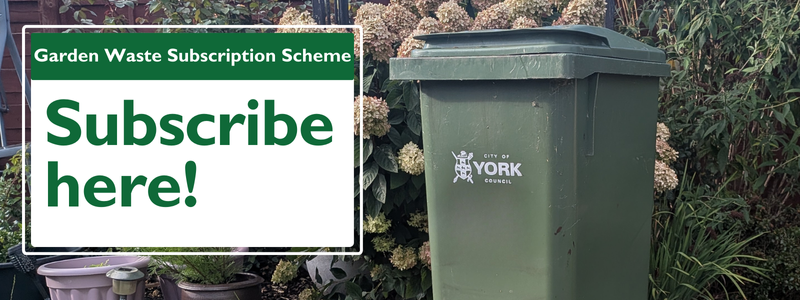 Subscribe to the 2026 garden waste season now!