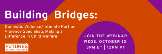 Join the Webinar! Building Bridges: Domestic Violence/Intimate Partner Violence Specialists ...