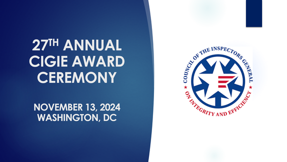 Annual CIGIE Award Ceremony – Live Stream Link