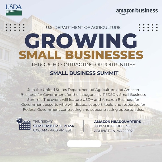 USDA & the Amazon Business Federal Government Team Inaugural Small ...