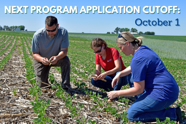 Oct. 1 Application Cutoff for Conservation Program Applications