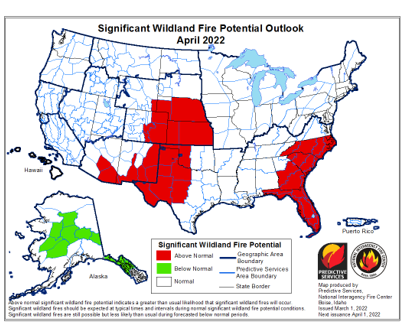Significant wildfires burn across southern Plains