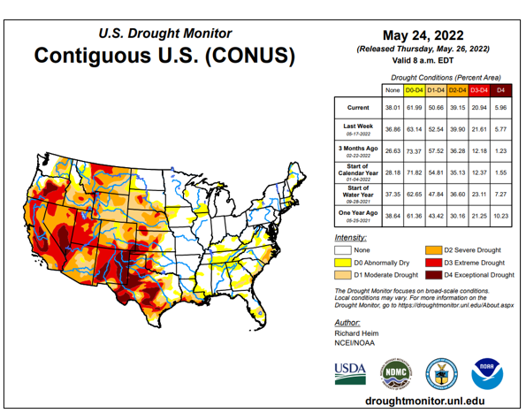 Drought conditions continue across the West