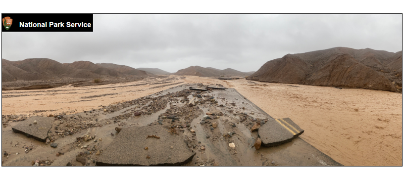Record rainfall saturates Death Valley National Park