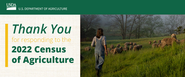 Thank you for responding! 2022 Census of Agriculture Data Coming ...