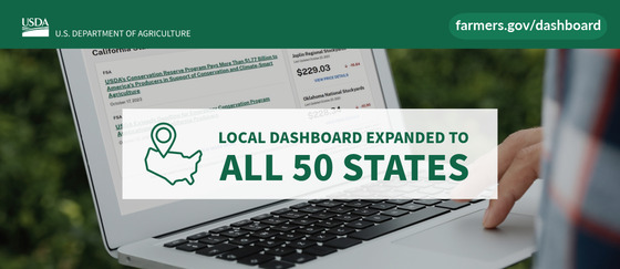 Farmers.gov Local Dashboard Now Available for Producers in Oregon