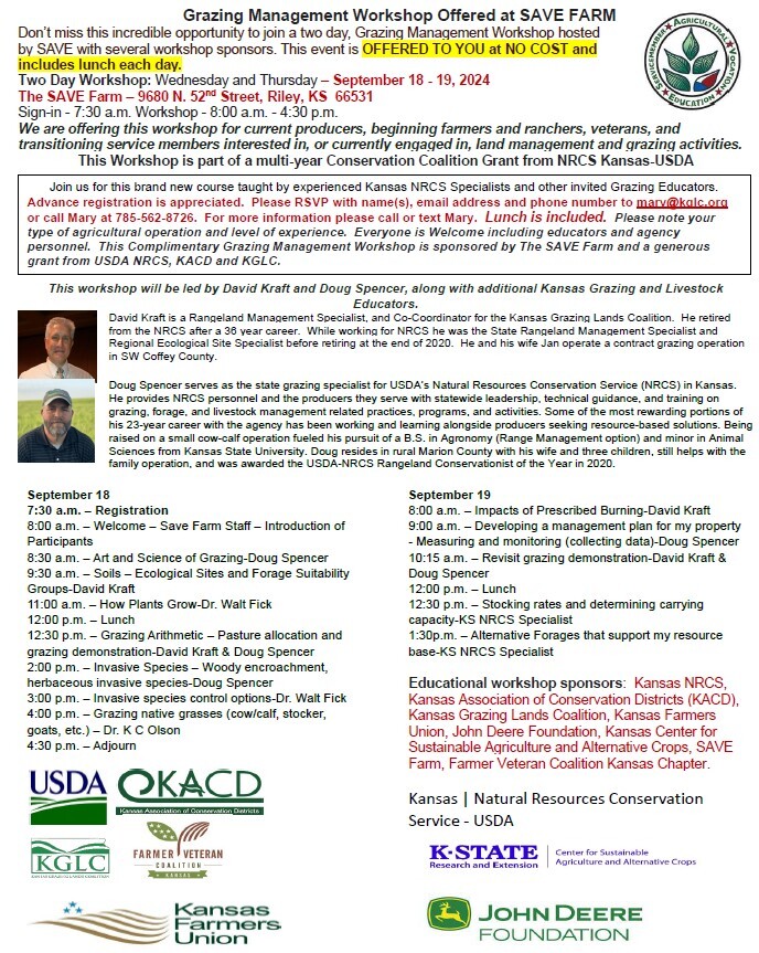 Riley/Geary USDA Service Center News