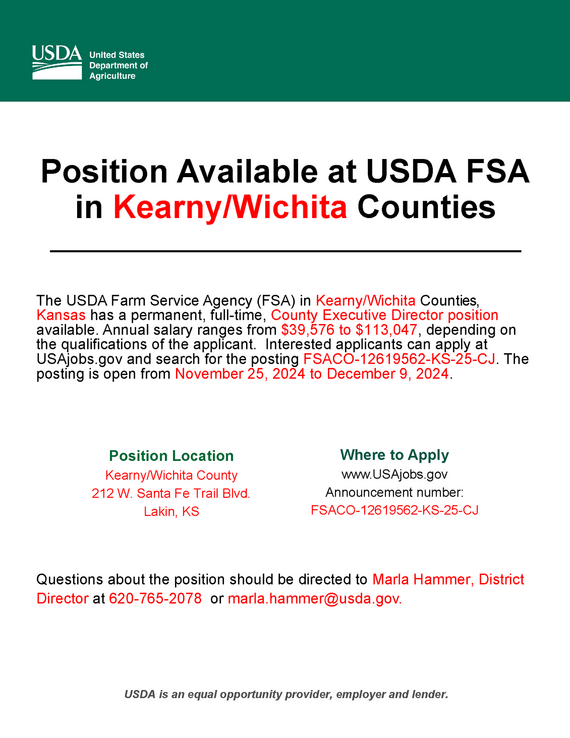 Stevens County USDA Updates