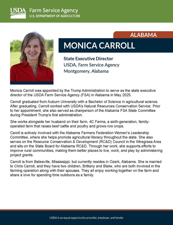 Alabama USDA June Newsletter