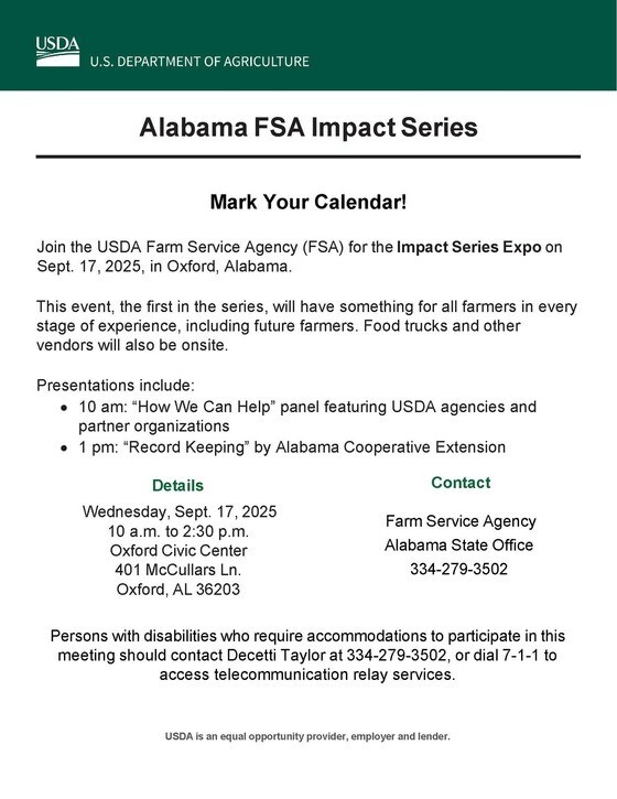 Russell/Macon County Service Center Announcement