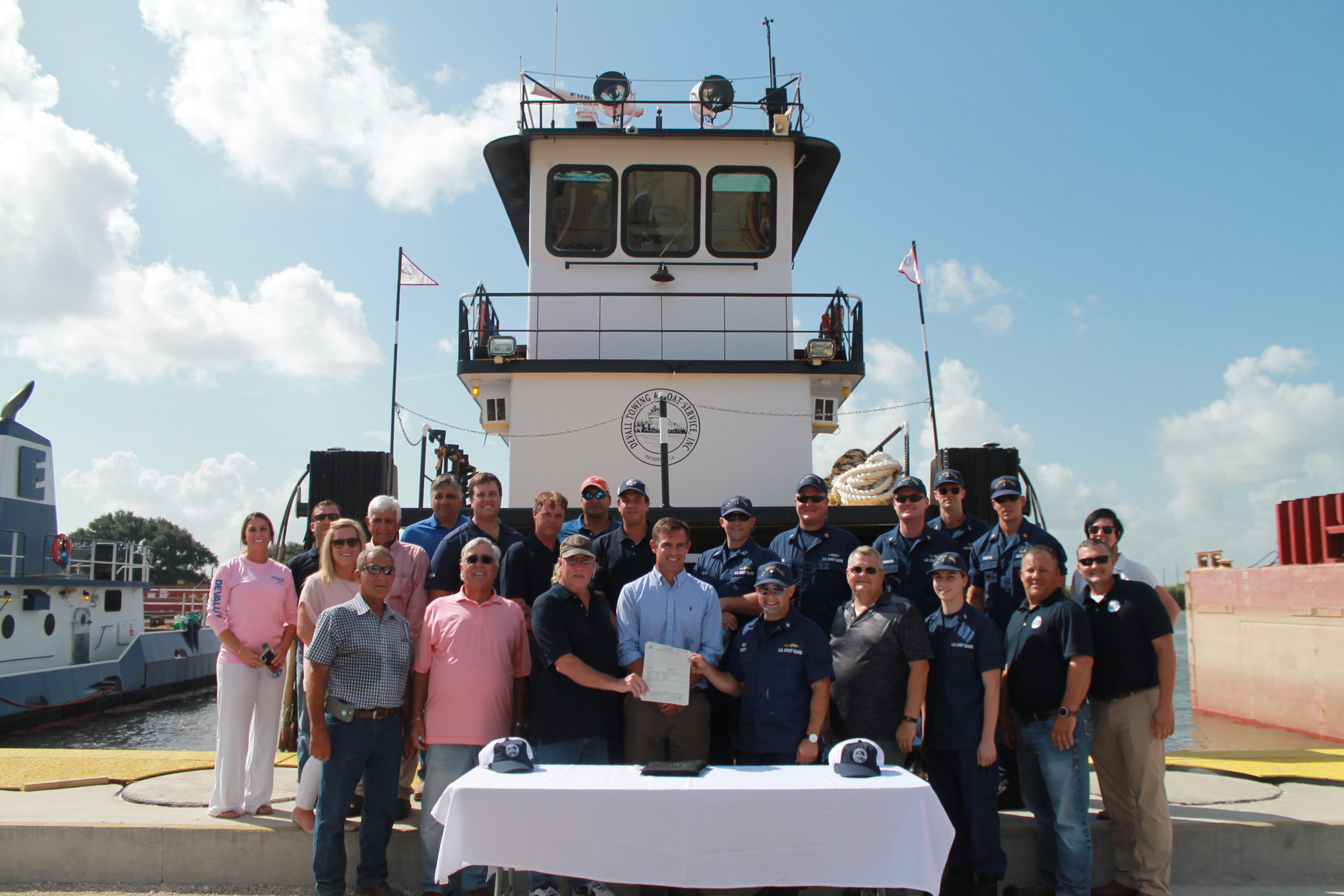 Photo Available: Coast Guard issues first towing vessel inspection ...