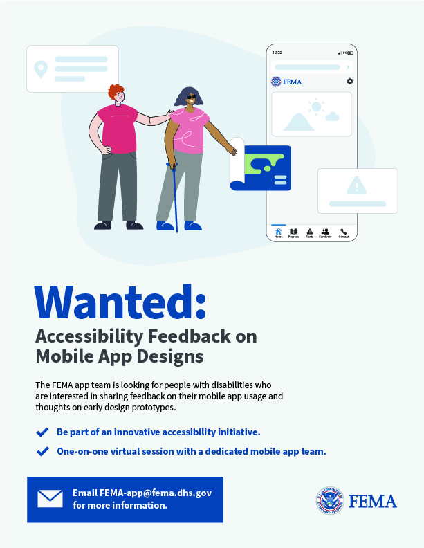 FEMA Advisory: Holiday and Winter Safety, FEMA Mobile App Volunteers ...
