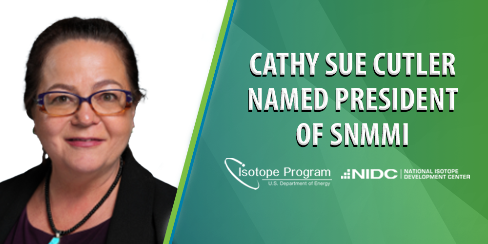 Cathy Sue Cutler named President of SNMMI