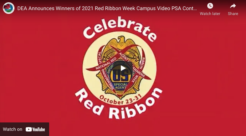 DEA Announces Winners of the 2021 PSA Video Contest