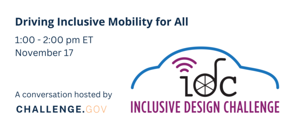 November 17: Meet the Inclusive Design Challenge First Prize Winner