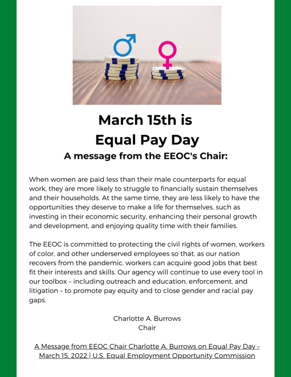 EEOC's Los Angeles District's March Newsletter