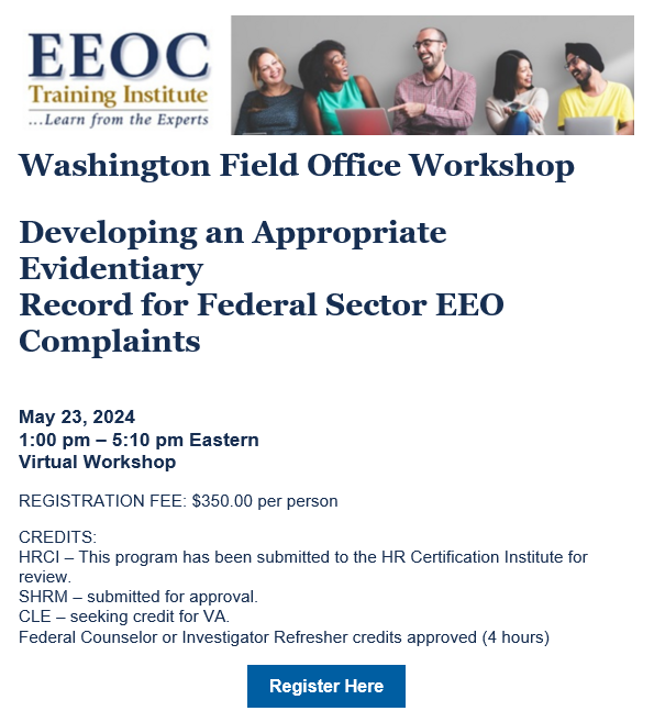 Virtual Training- Developing an Appropriate Evidentiary Record for ...