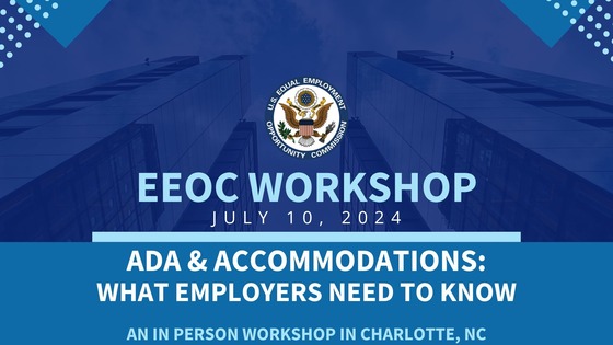 ADA & Accommodations Workshop: Register today!