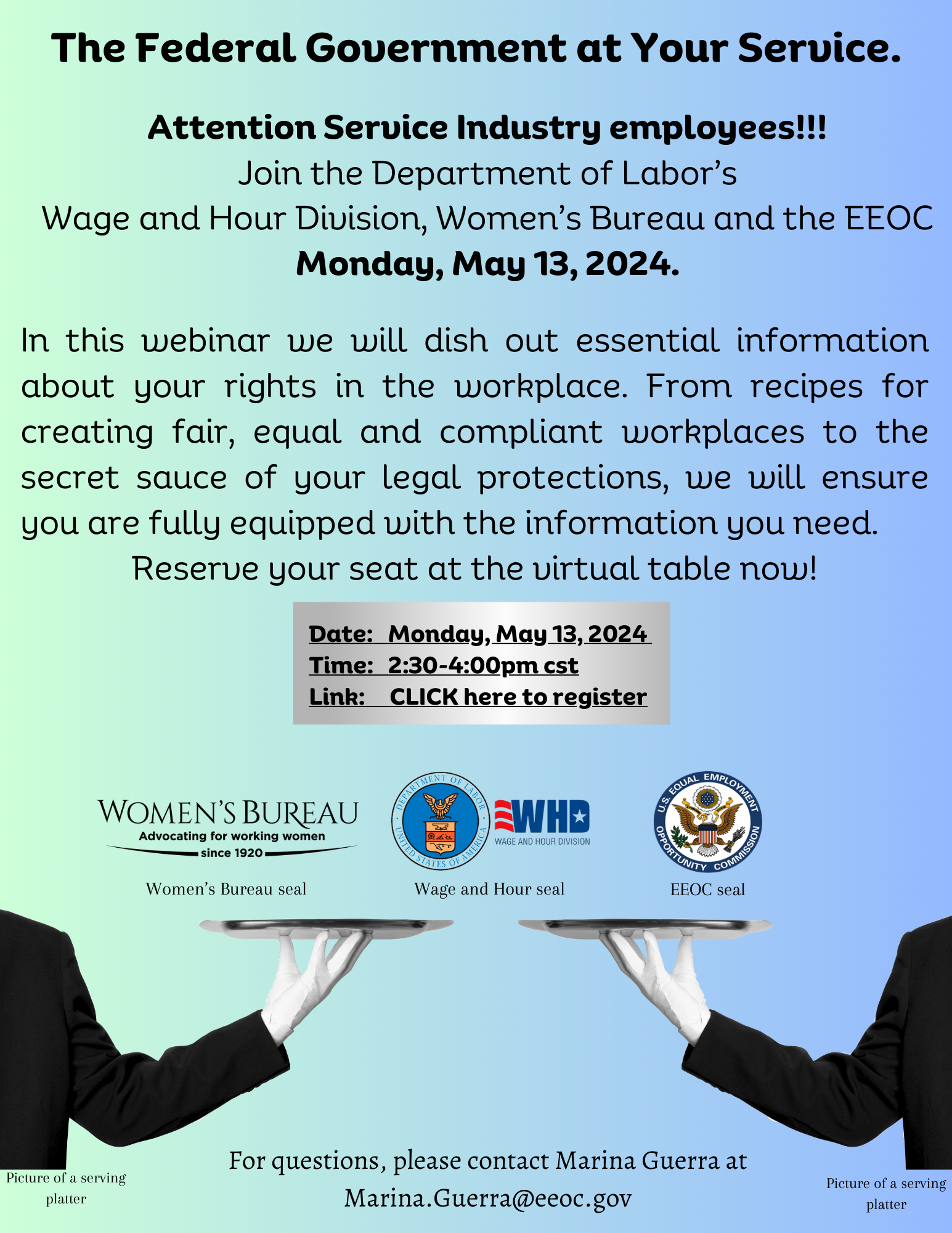 Calling all service industry employees and employers!