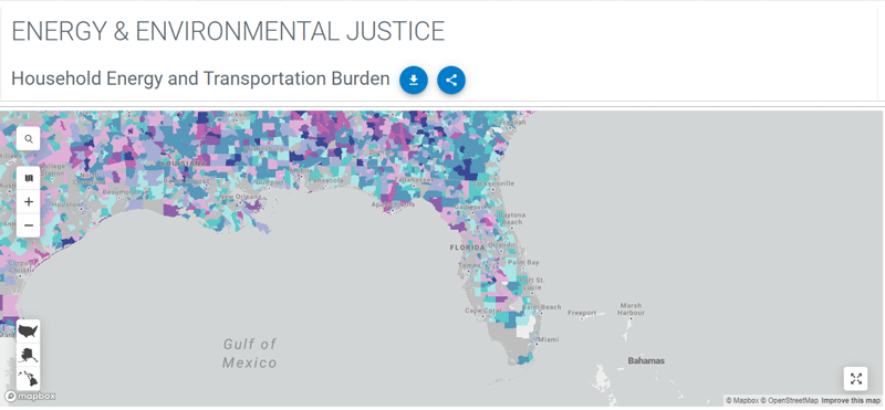 New Energy and Environmental Justice Data Added to the SLOPE Platform