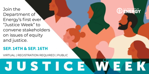 Join the DOE at Justice Week 2022