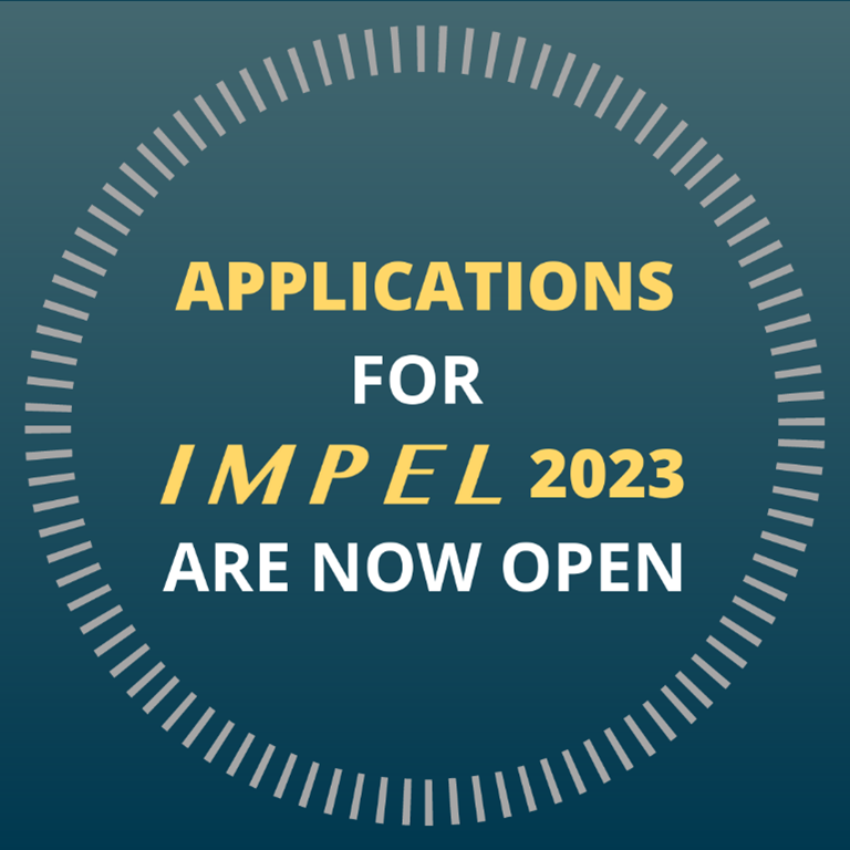 IMPEL is now taking applications for our 2023 Innovator Cohort!
