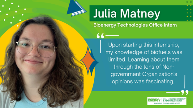Bioenergy Through the Eyes of a BETO Intern